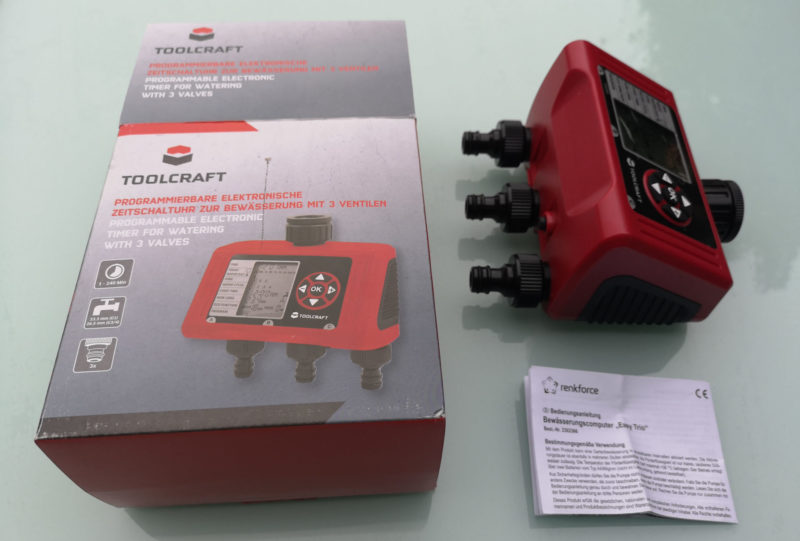 Im Test: Toolcraft Easy Trio (2302366) Bewässerungscomputer mit 3 ...
