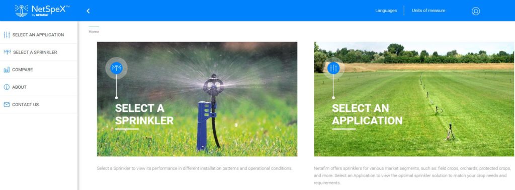 Vorstellung Netafim Netspex: Kostenloses Sprinkler Planungstool für die Landwirtschaft ...
