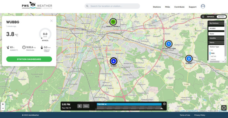Vergleich von Wetterservern: Was unterscheidet Weather Underground, WeatherCloud, PWS Weather ...