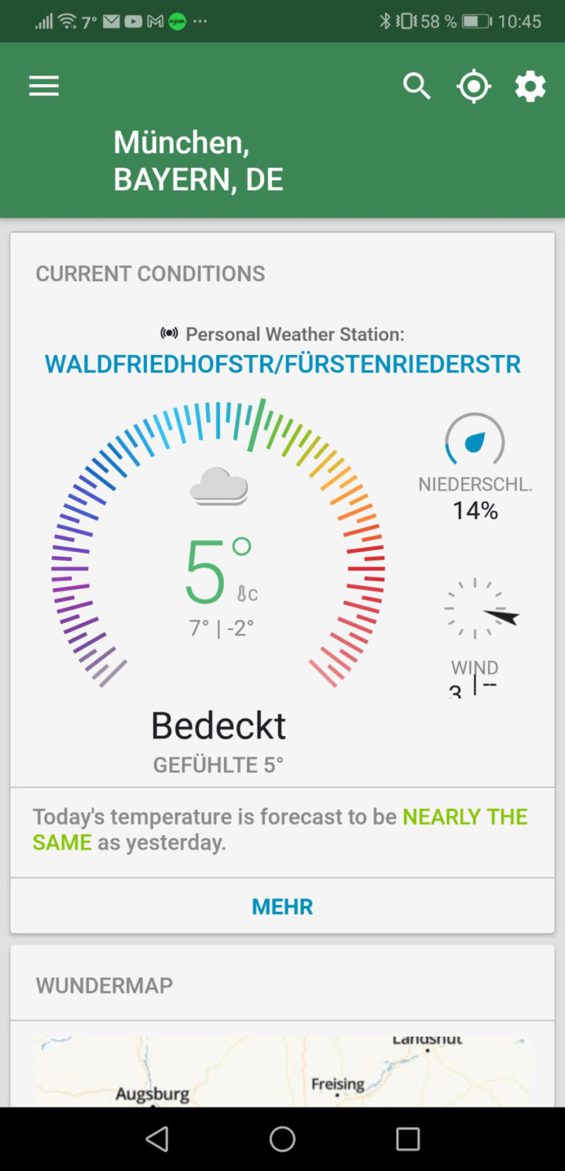 Vergleich von Wetterservern: Was unterscheidet Weather Underground ...