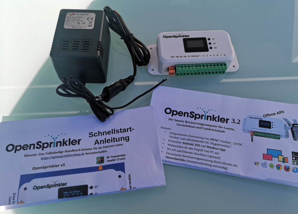 Opensprinkler Bewässerungscomputer im Test - Gartenbewässerungs ...