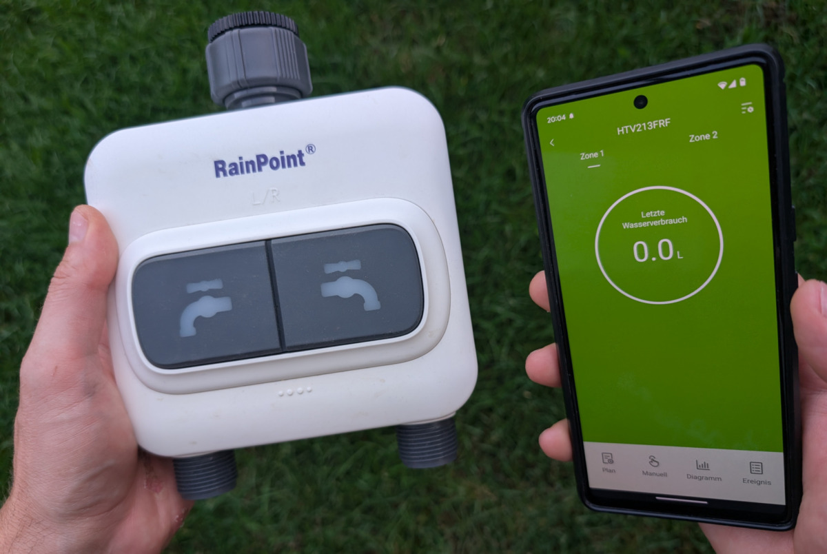 Beschreibung der Funktionalität der RainPoint Home App - Gartenbewässerungs-Ratgeber mit Do-it ...